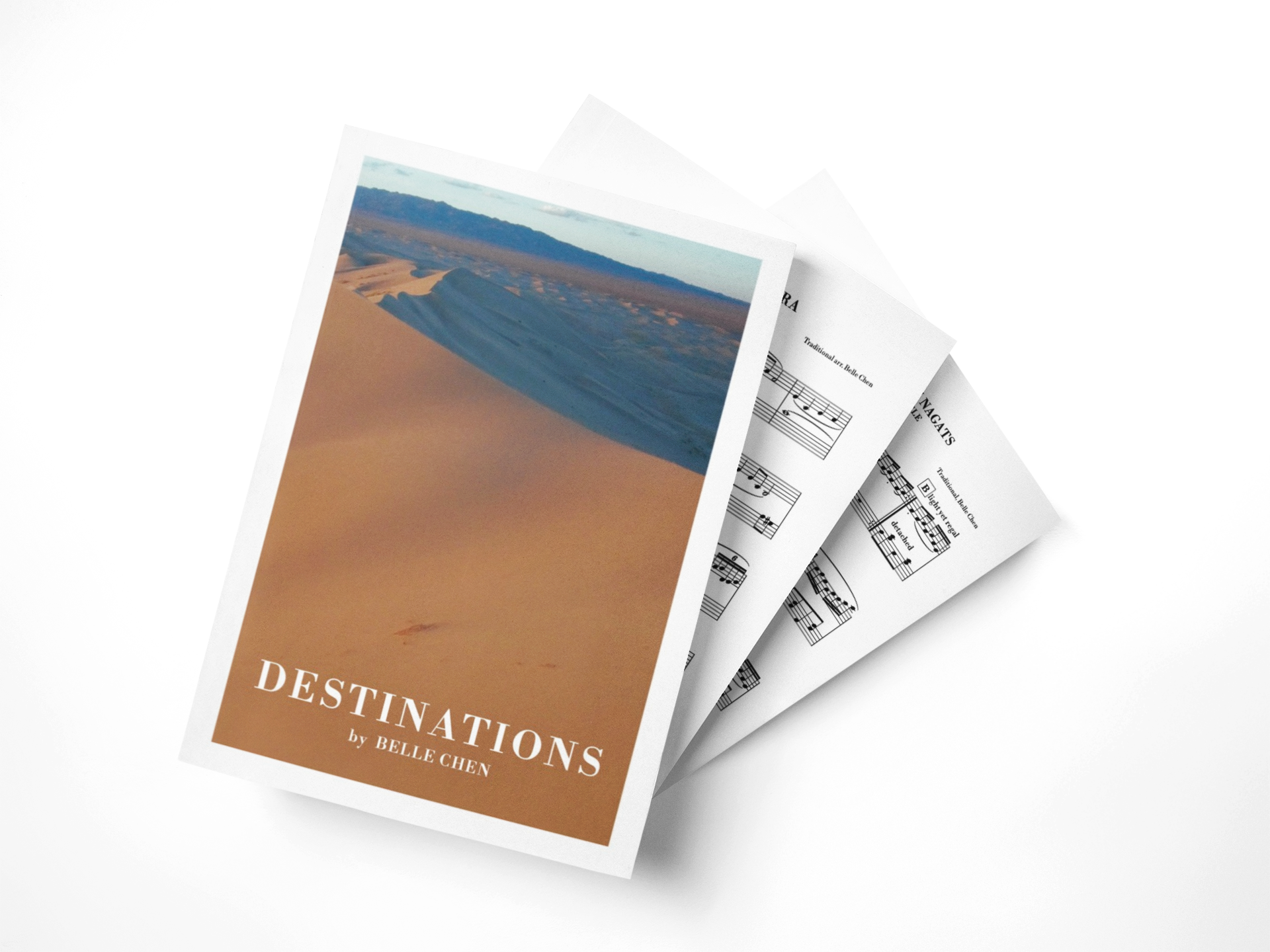 Digital Piano Score Book - Destinations – Belle Chen - Store